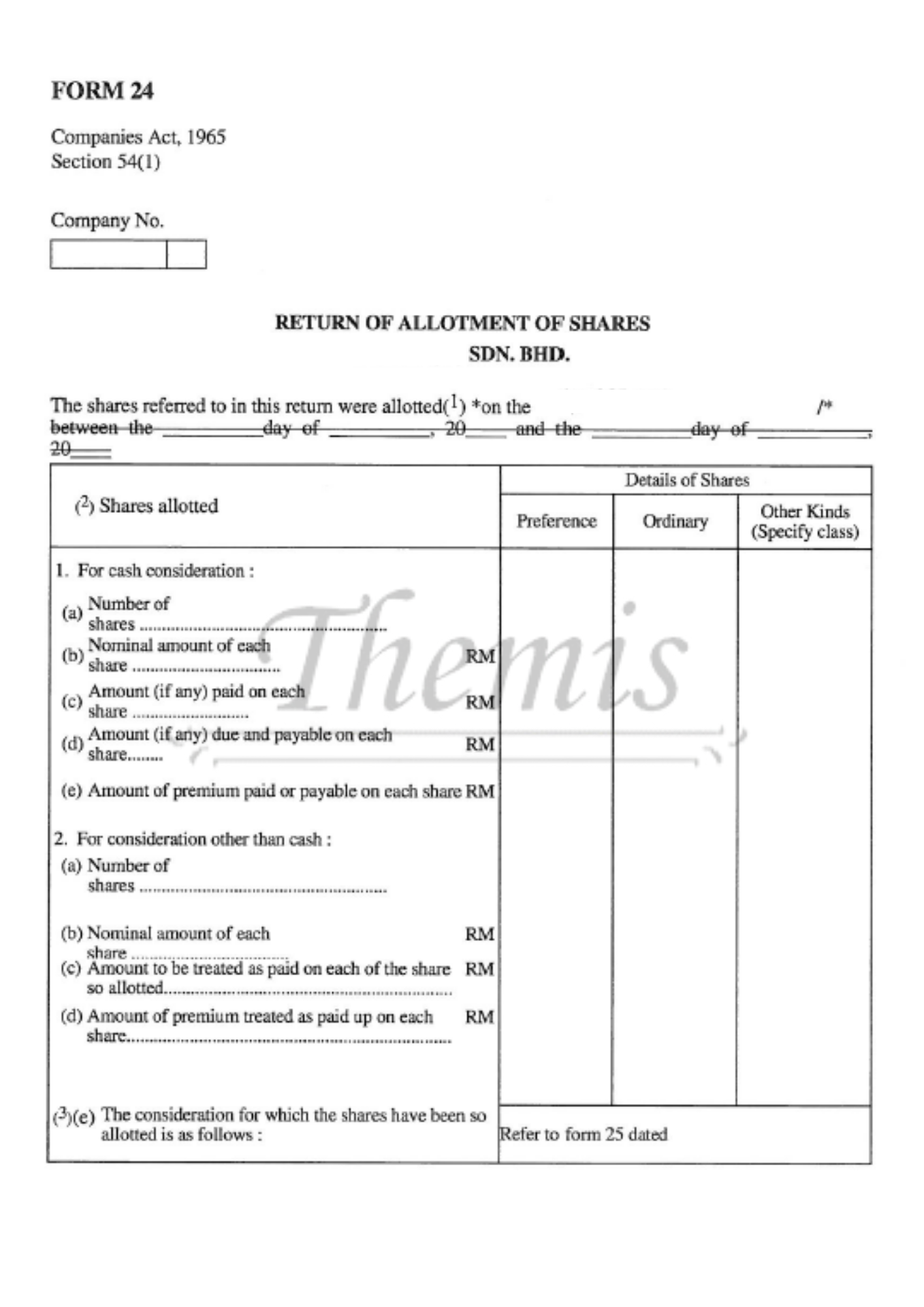 Company Secretary Malaysia :: SSM Forms vs Sections