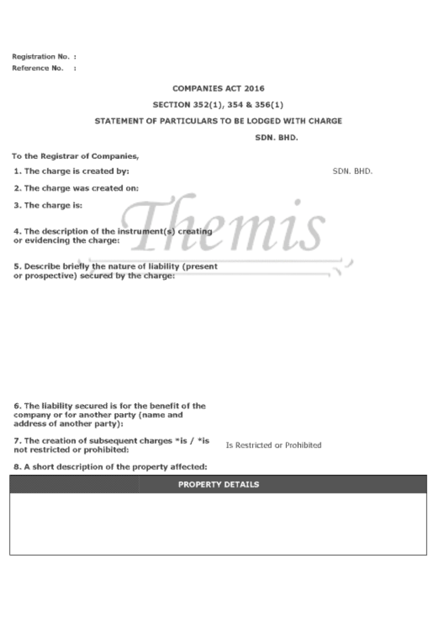 Company Secretary Malaysia :: SSM Forms vs Sections